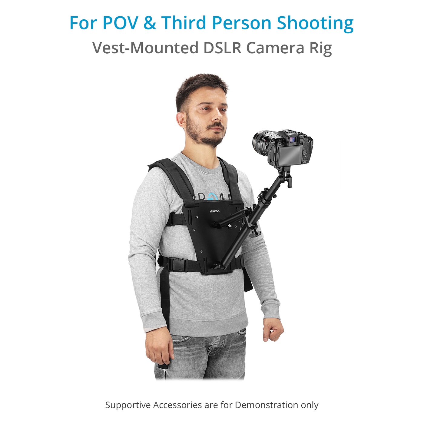 Flycam DSLR Hands-Free Front&Rear Body Camera Mount Harness — Proaim.be