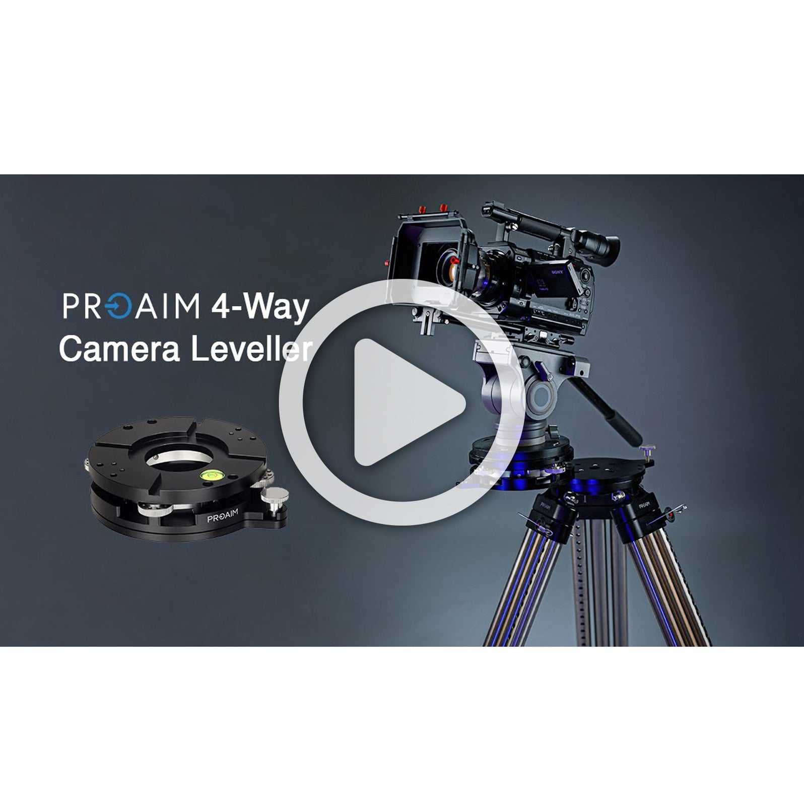 Proaim 4-Way Camera Leveller - Mitchell to Mitchell/Euro Mount — Proaim.be