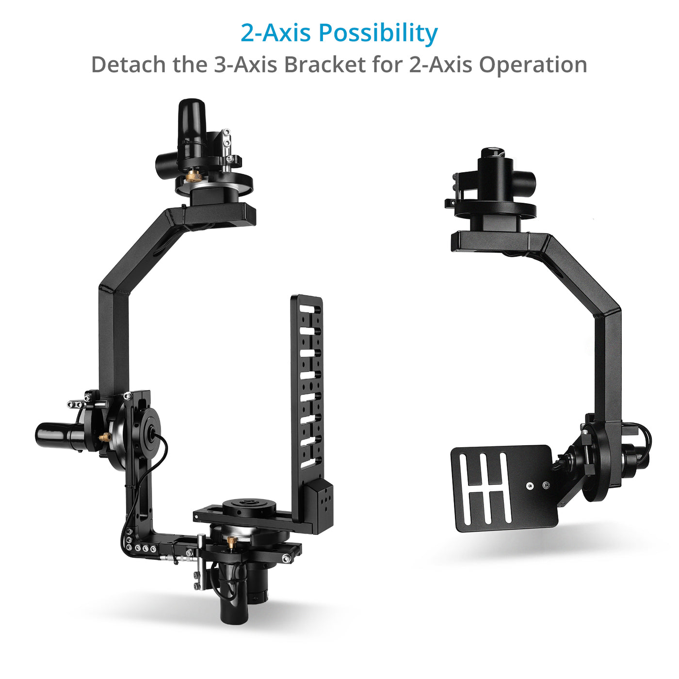 Spin-3 (3-Axis) Motorized Pan Tilt Head for Camera | Proaim — Proaim.be