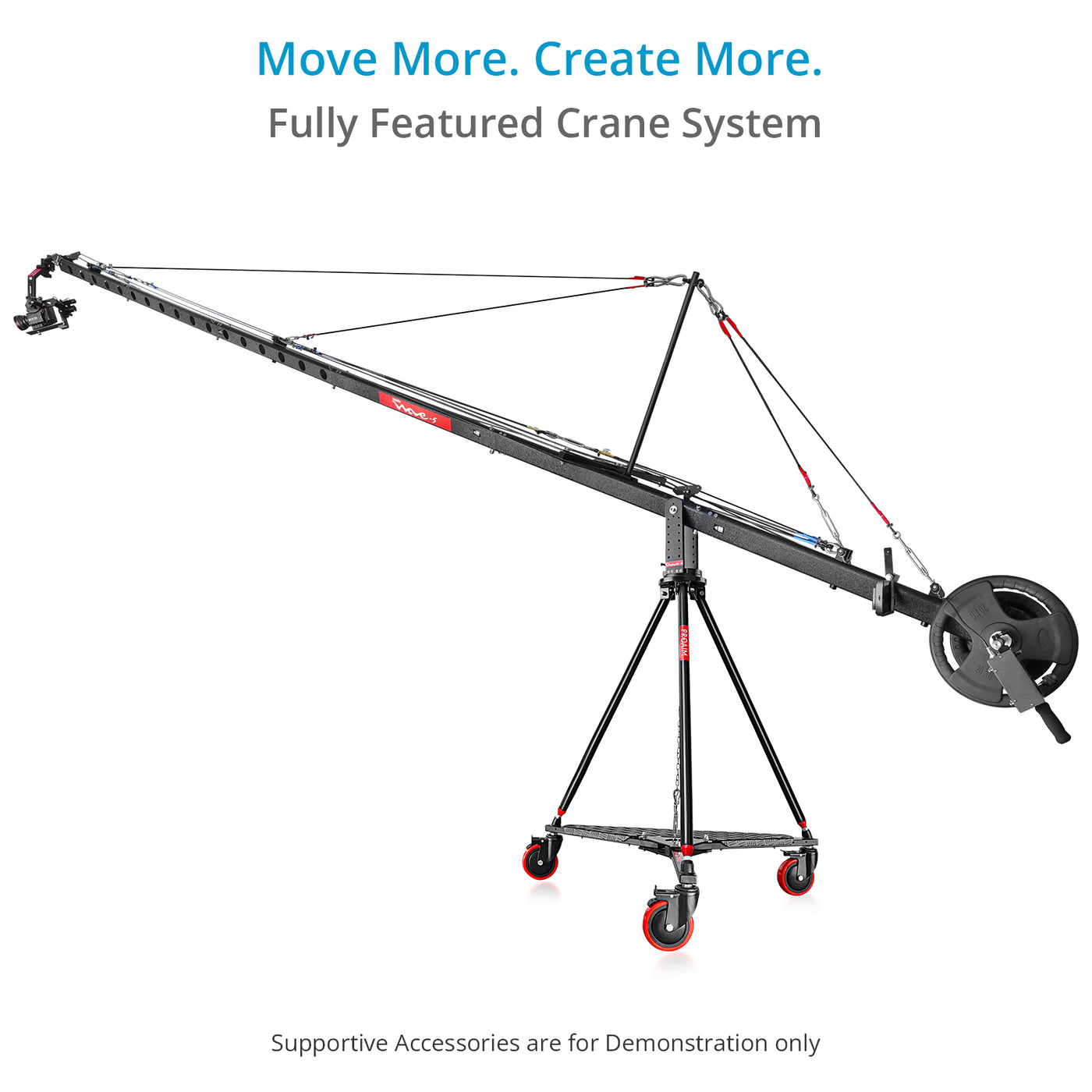 24ft Camera Jib Crane Base Kit for Filmmakers| Proaim — Proaim.be