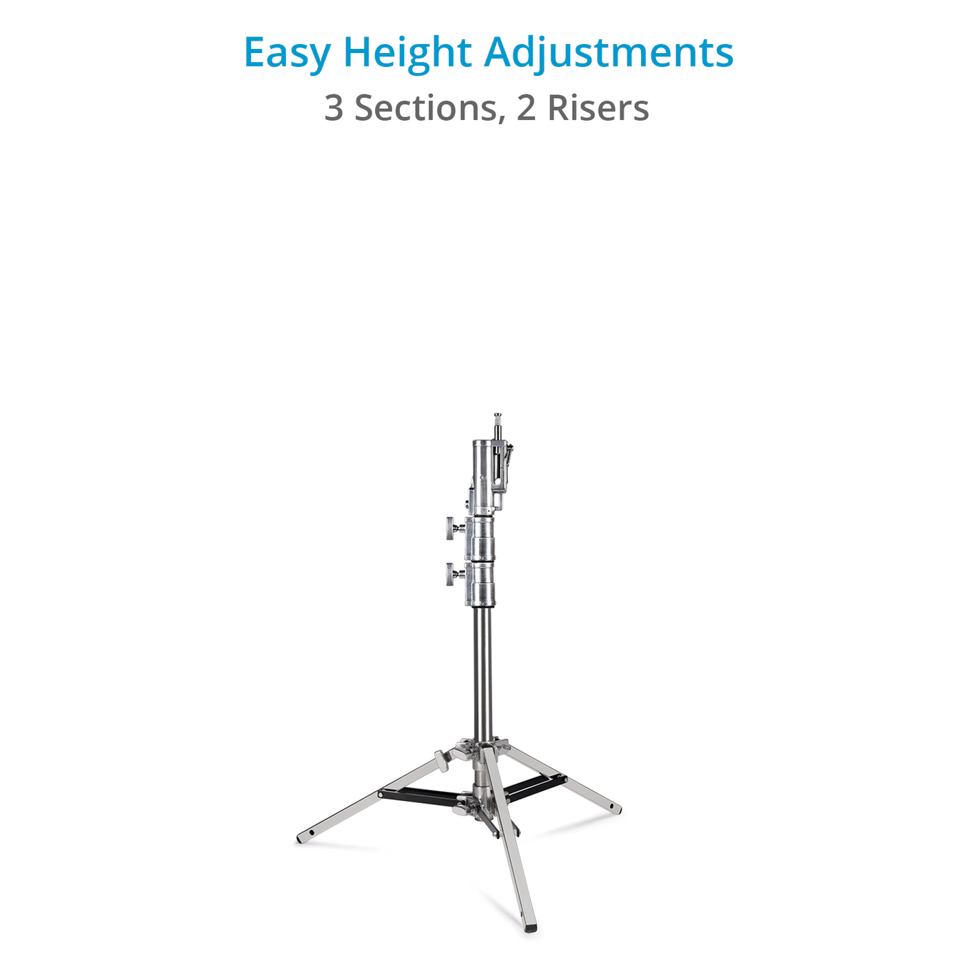 Proaim 6.7ft Low Ninja Power Stand for Lighting Fixtures & Grip Equipm ...
