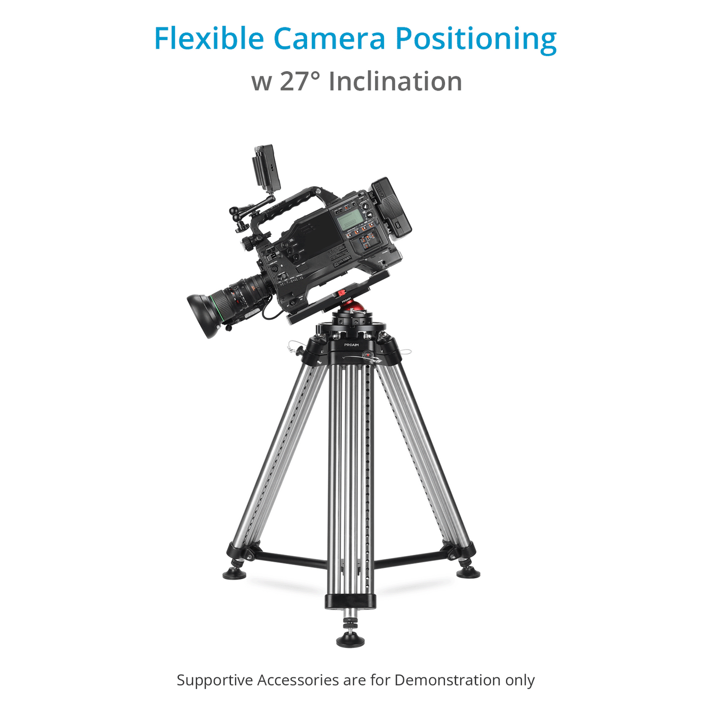 Proaim Camera Support Leveling Base – Mitchell & 3/8” Base Mount ...