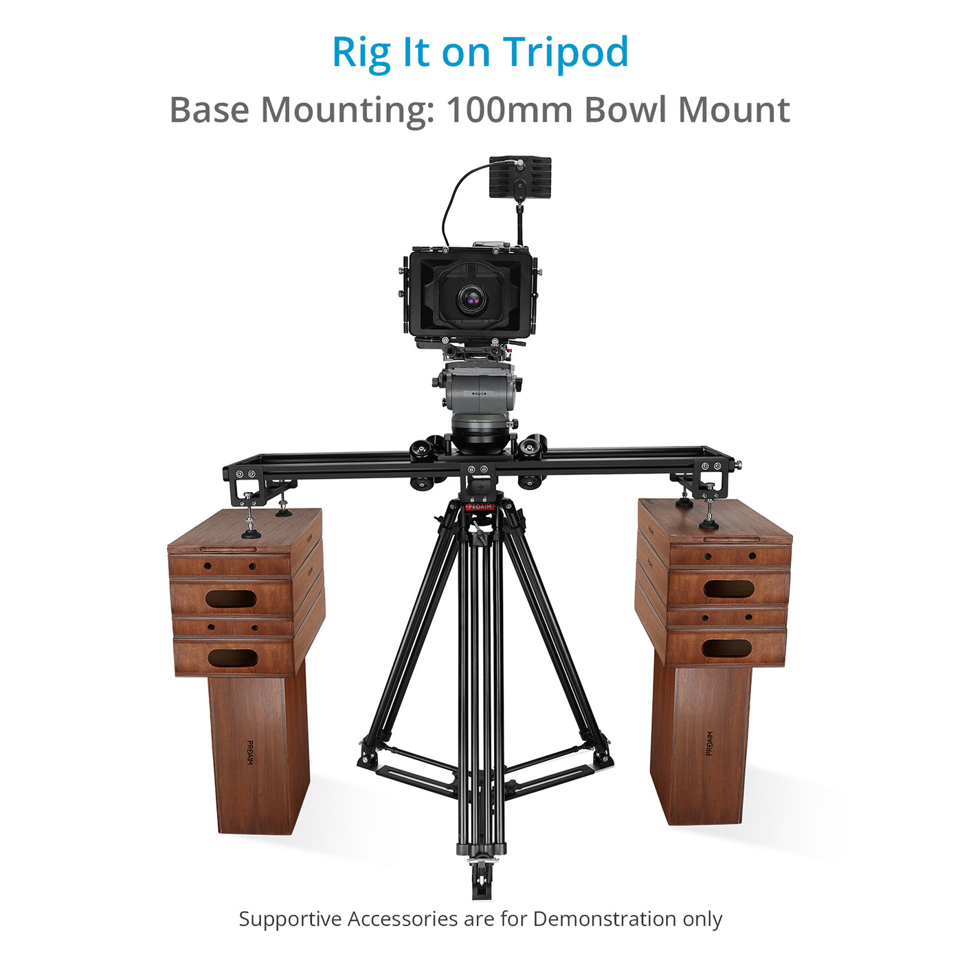 Proaim Flo Professional 4ft Video Camera Slider for Videomakers & Film — Proaim.be