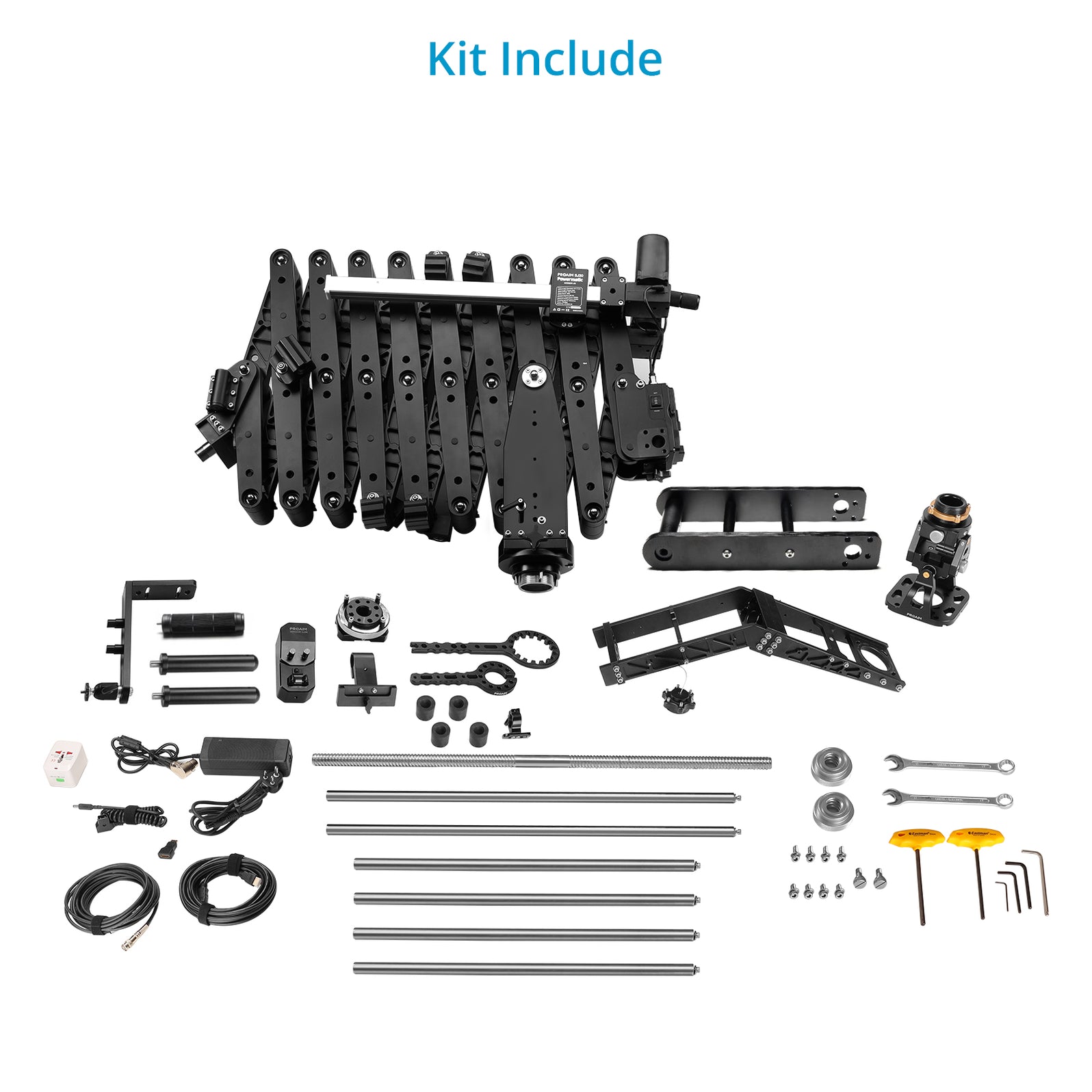 Proaim SJ30 Powermatic Scissor 17ft Telescopic Camera Jib — Proaim.be