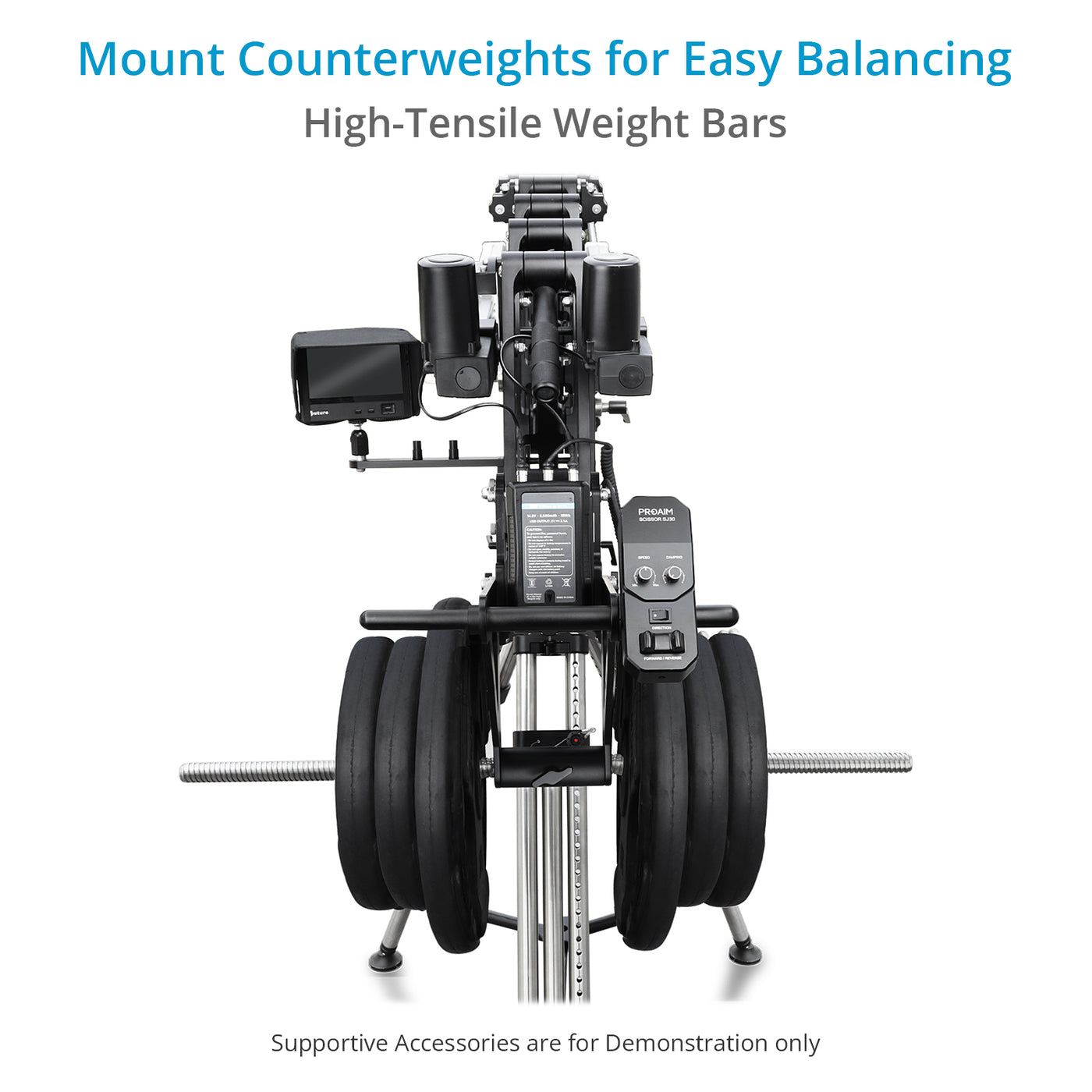 Proaim SJ30 Powermatic Scissor 17ft Telescopic Camera Jib — Proaim.be