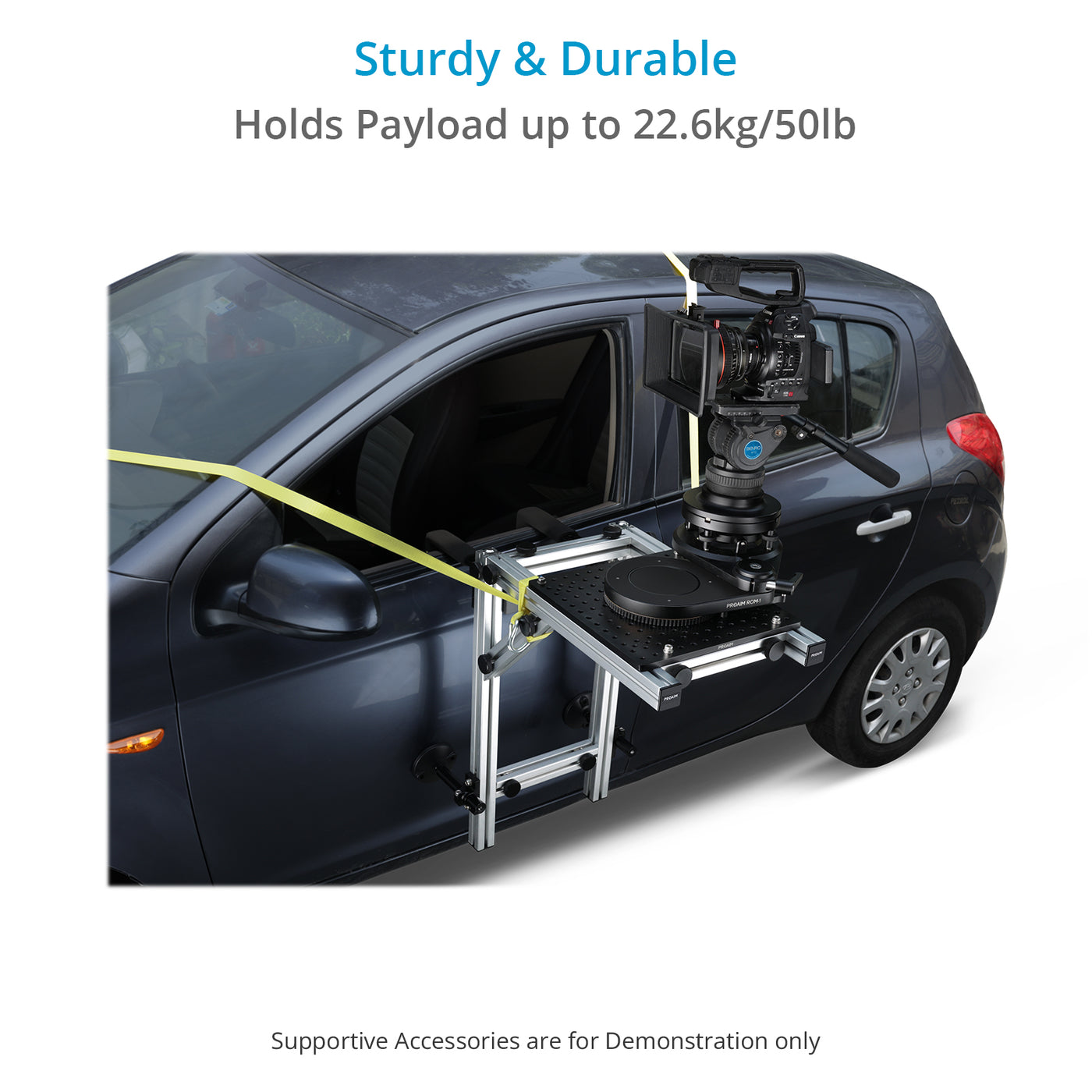 Smart Side Camera Car Mount Hostess Tray Kit | Proaim — Proaim.be