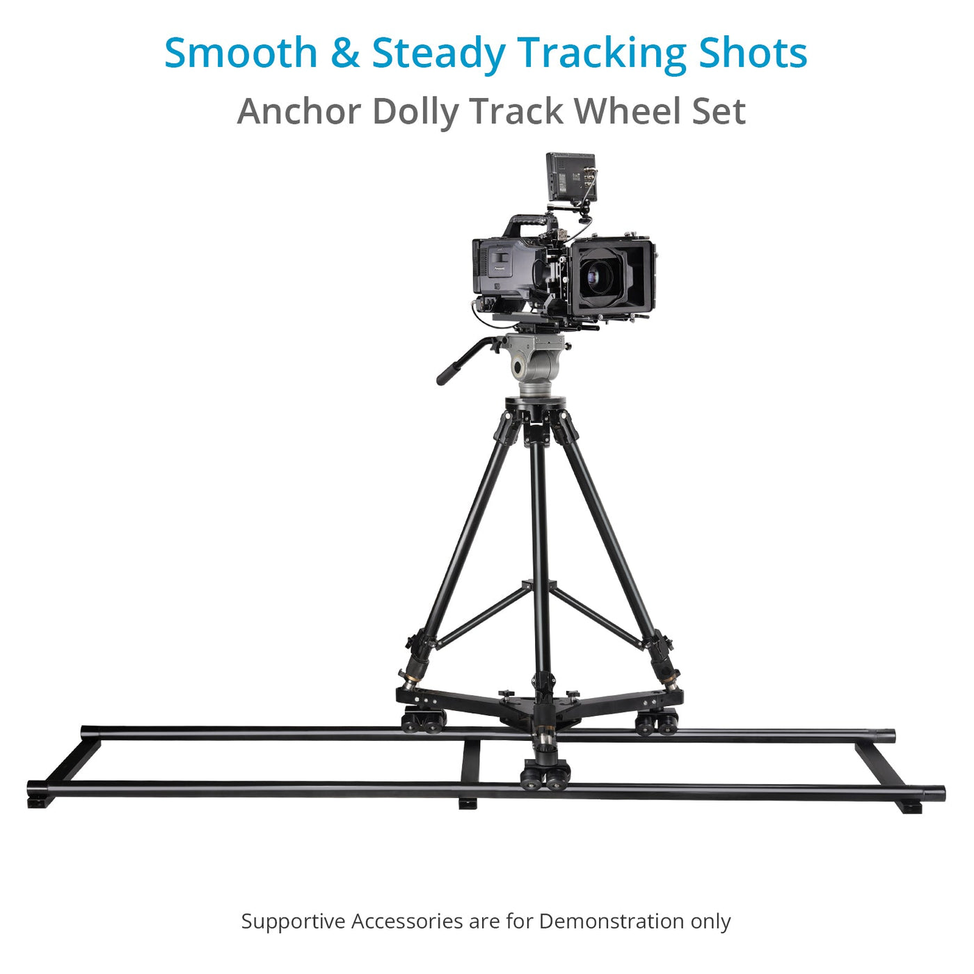 Track Wheel Set for Anchor Studio Camera Tripod | Proaim — Proaim.be