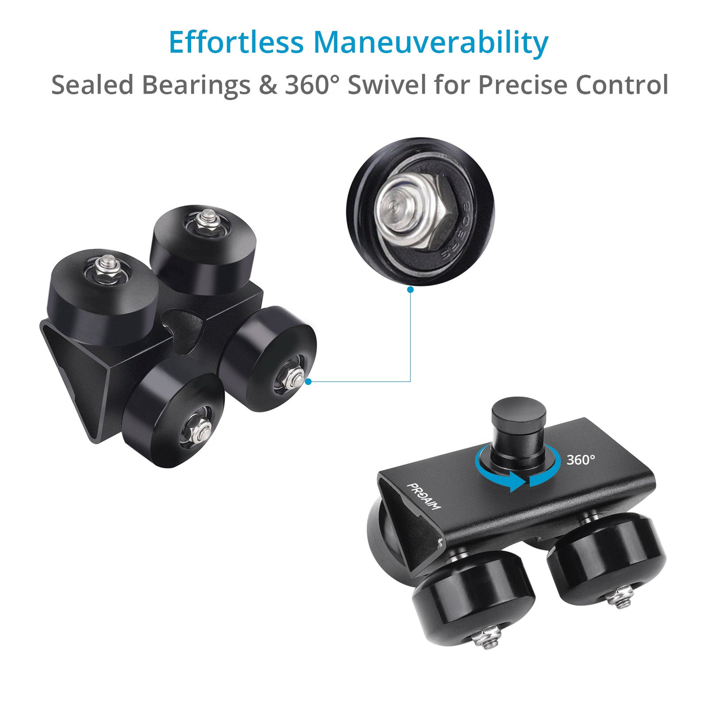 Proaim Track Wheel Set — Proaim.be