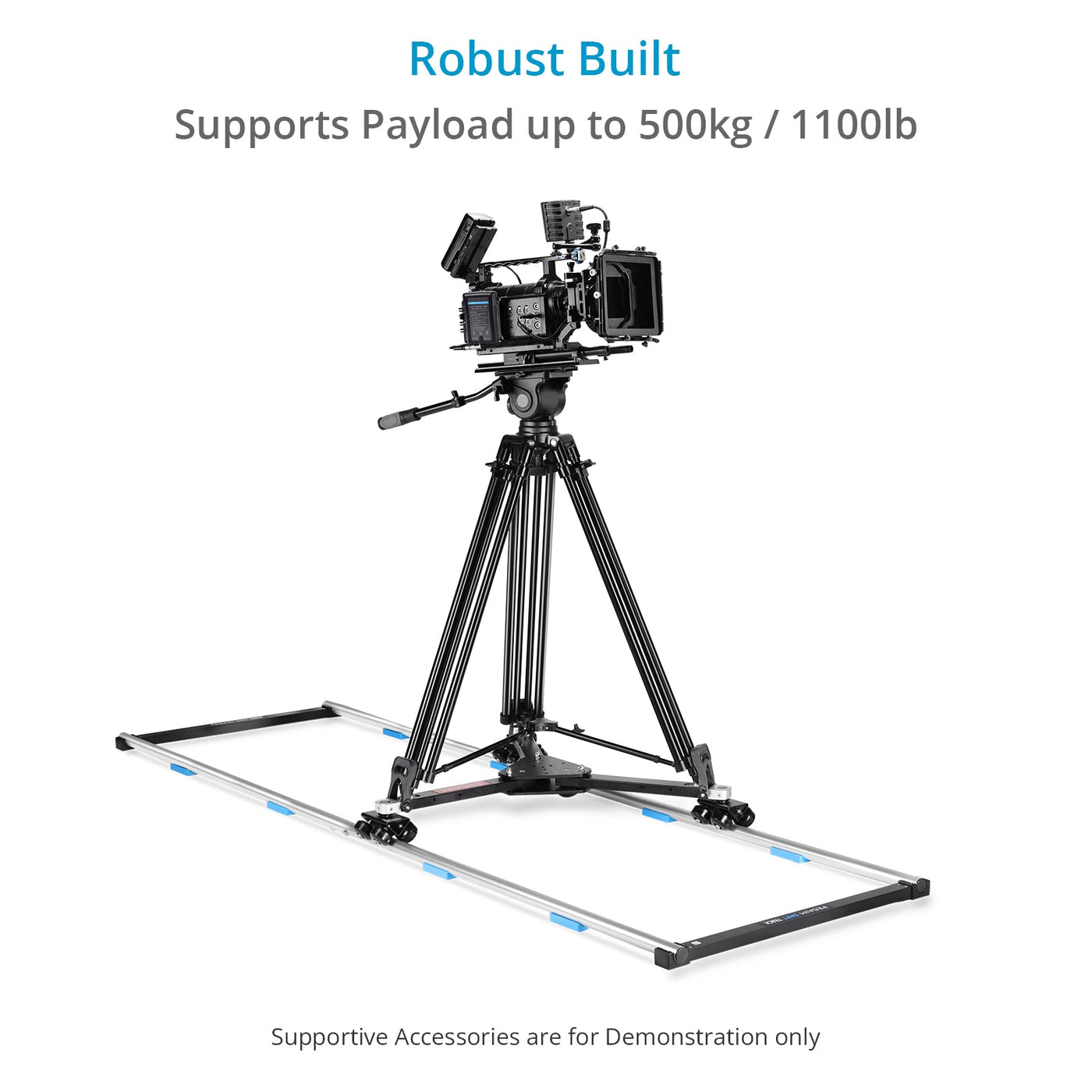 Track Wheel Set for Portable Heavy-Duty Camera | Proaim — Proaim.be