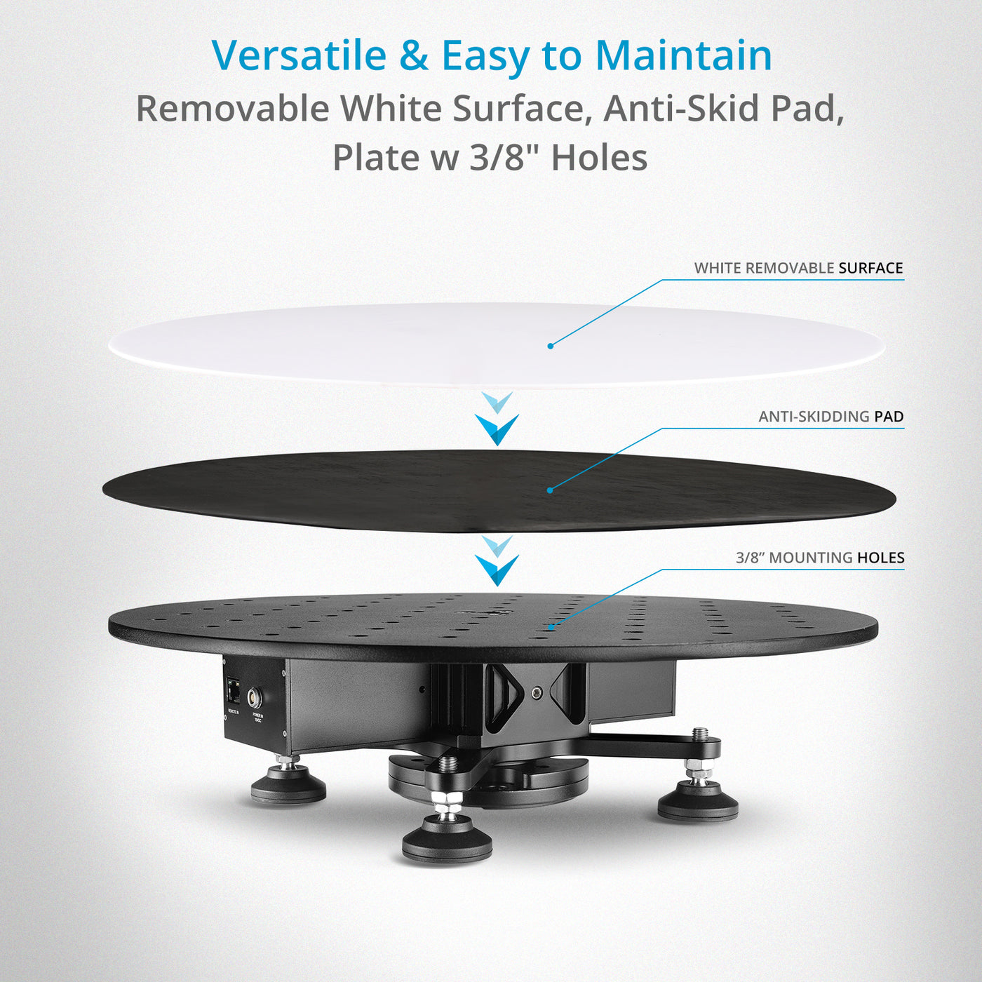 Turntable 360° Rotating Platform with Joystick | Proaim — Proaim.be