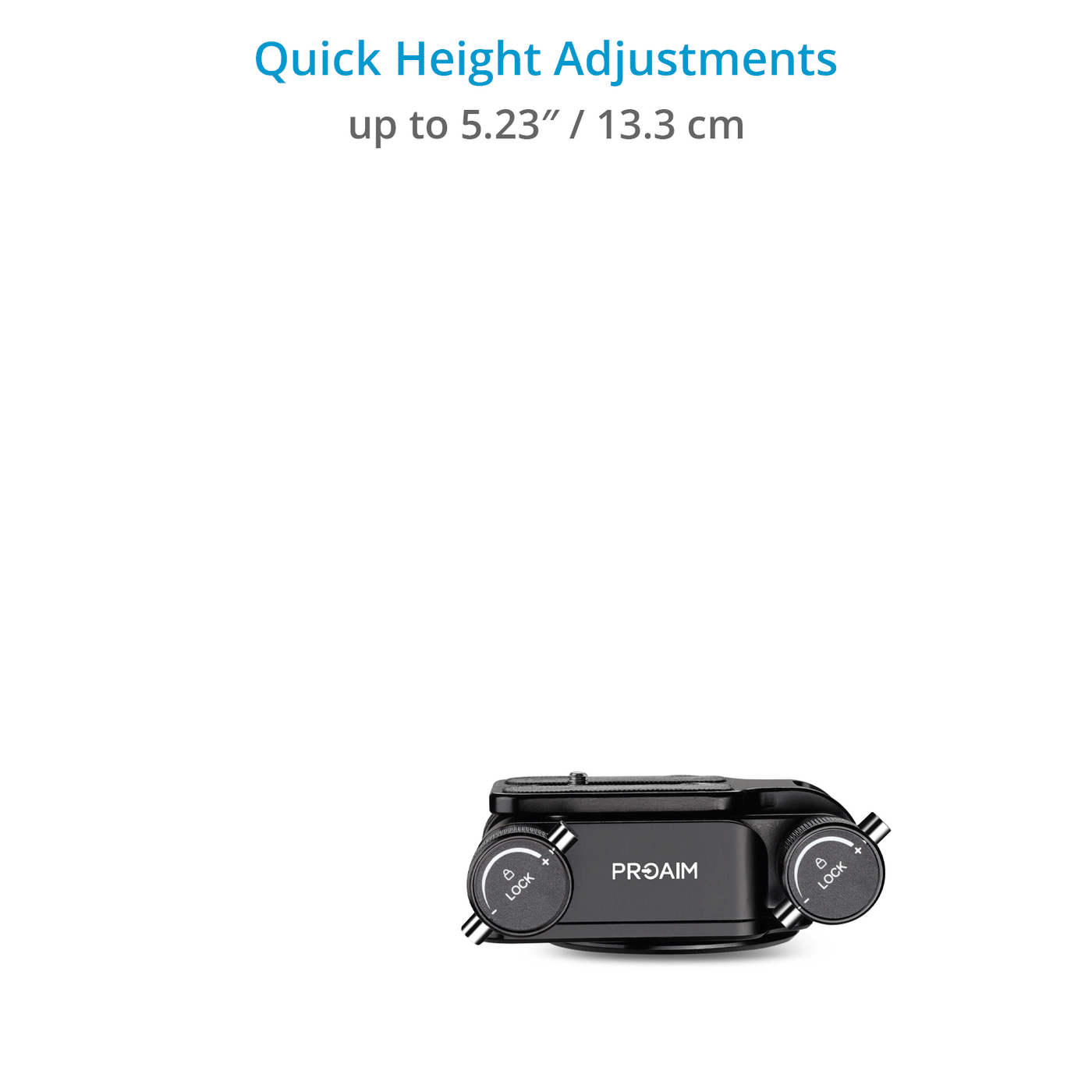 Z-Tilt Camera Head (Pan-Tilt) | 6.8kg/15lb Payload | Proaim — Proaim.be