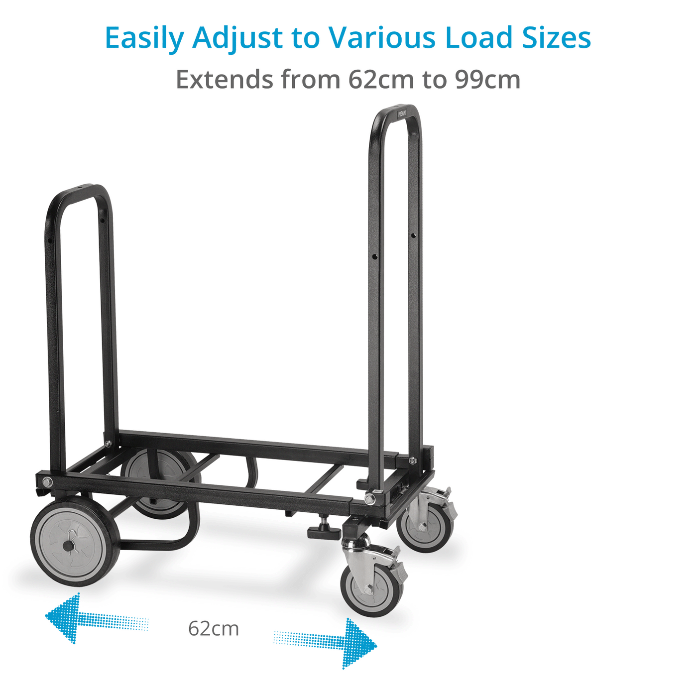 Vanguard NANO Adjustable Foldable Cart with Wheels | Proaim — Proaim.be