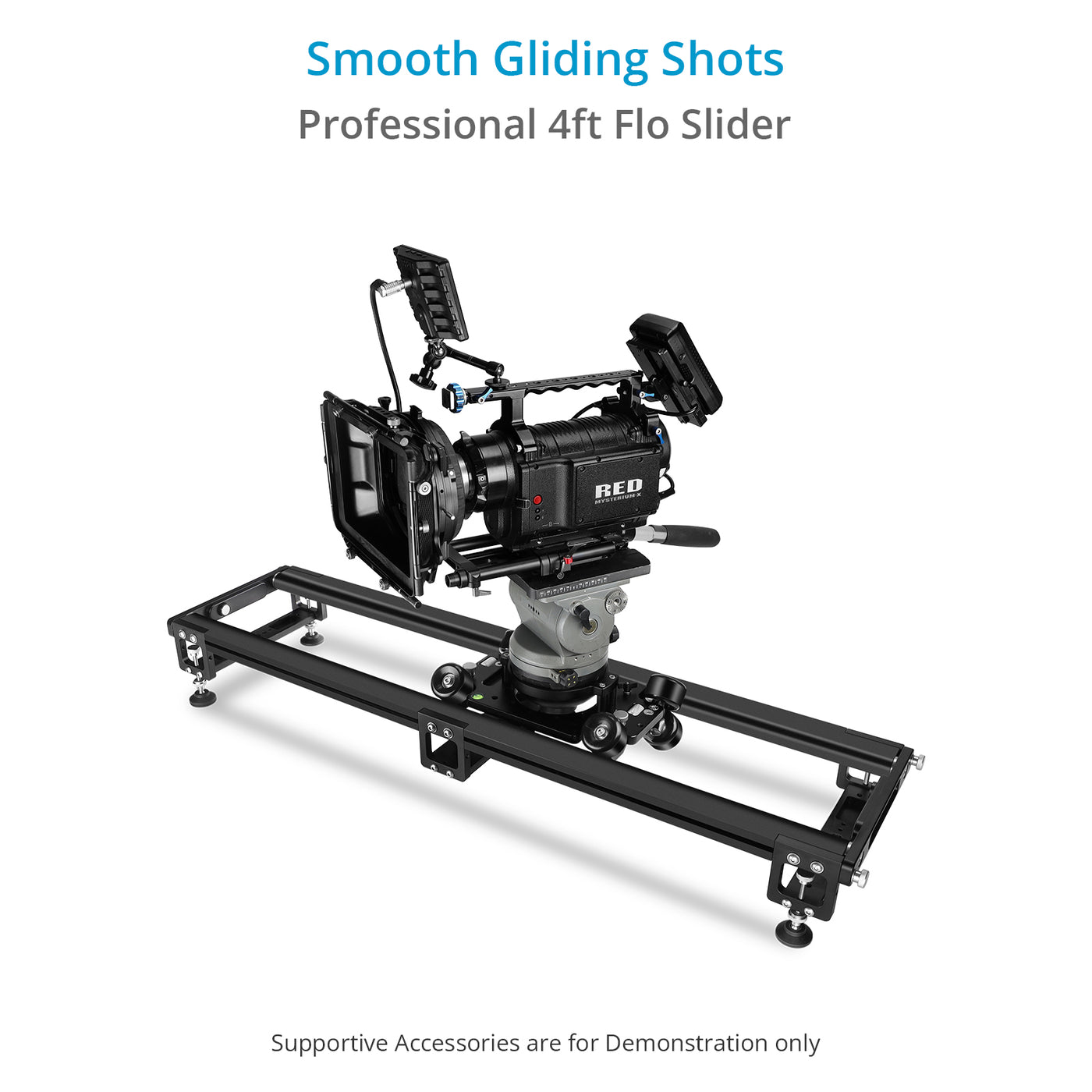 Proaim Flo Professional 4ft Video Camera Slider for Videomakers & Film — Proaim.be