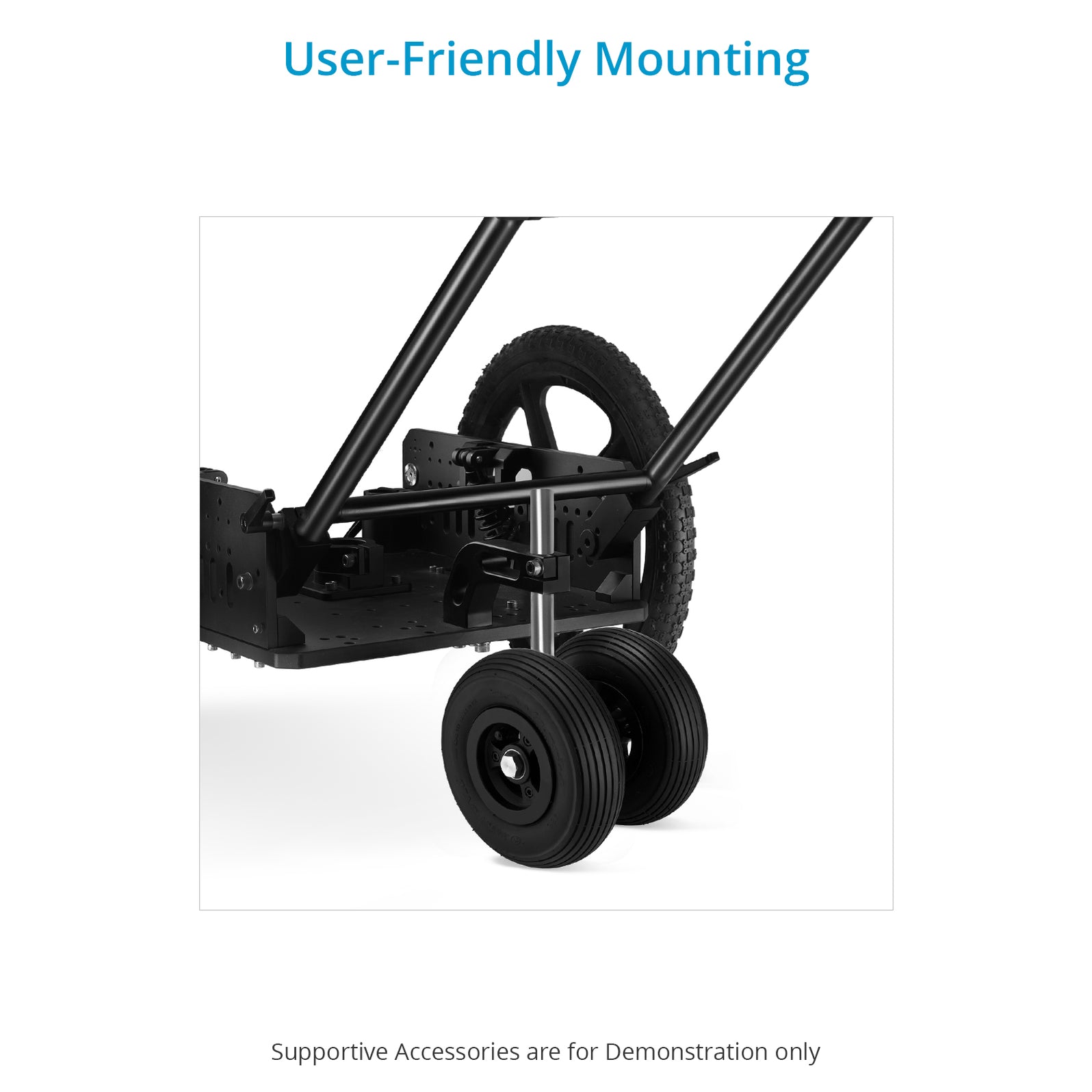 Proaim Jockey Wheel Set for Falcon Camera Rickshaw — Proaim.be