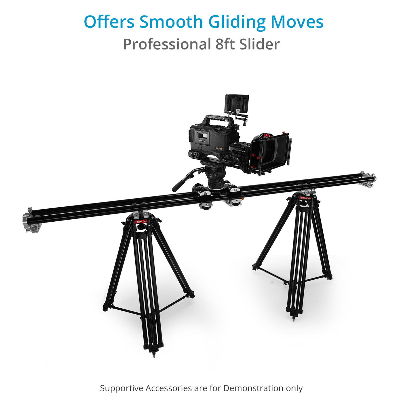 Professional 8ft Video Camera Slider | Proaim — Proaim.be