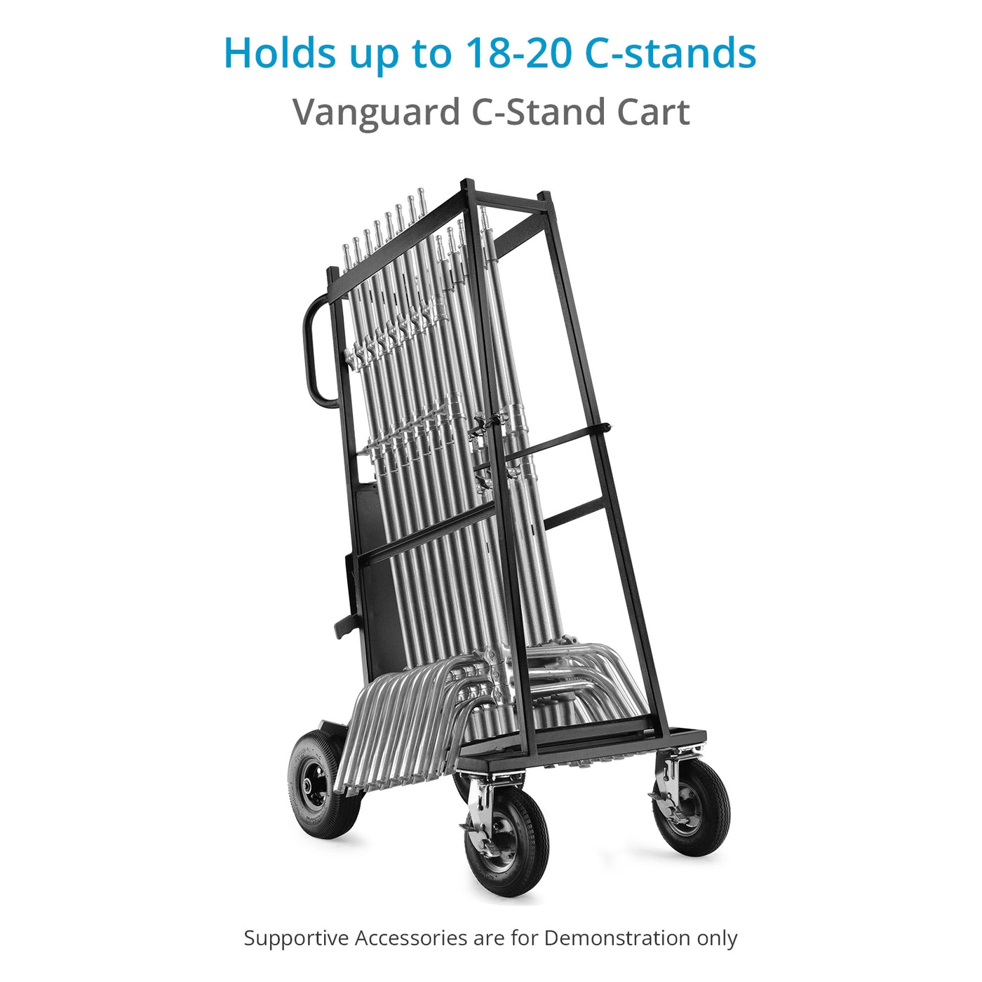 Proaim Vanguard Cart for Holding C-stand | Payload: 362kg / 800lb ...