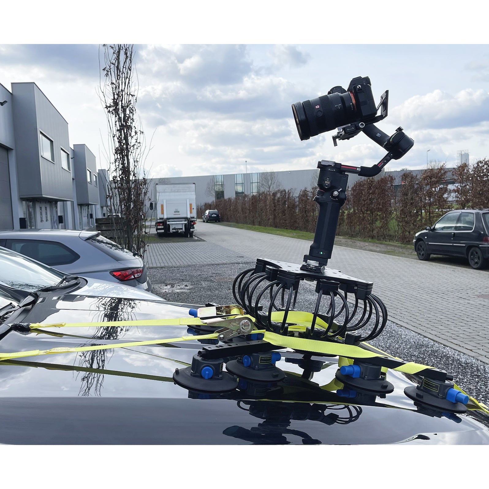 SuperGrip Suction Car Mount w Vibration Isolator | Proaim — Proaim.be