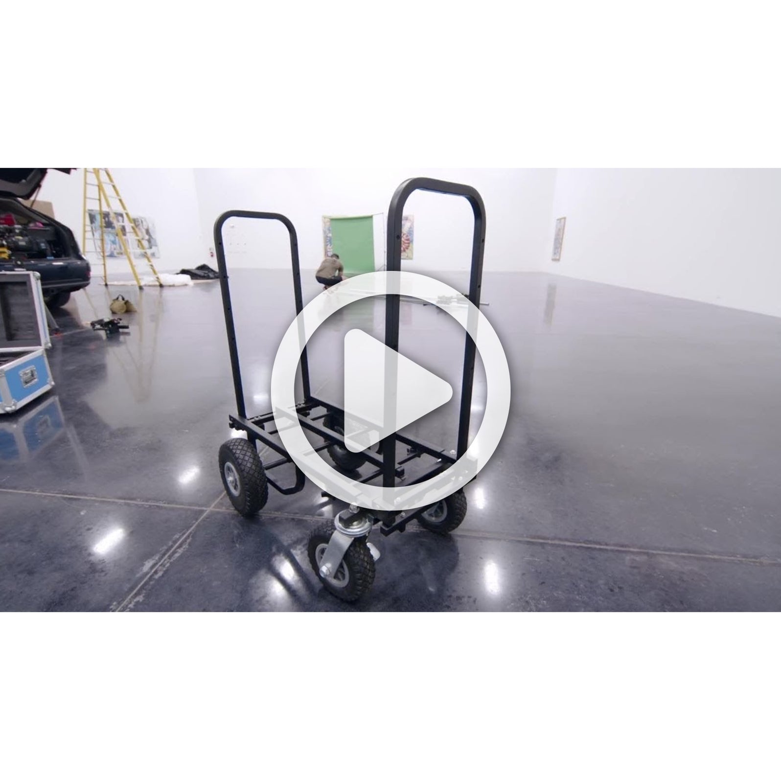 Proaim Vanguard Foldable Utility Cart w Garden Wheels. All-Terrain ...