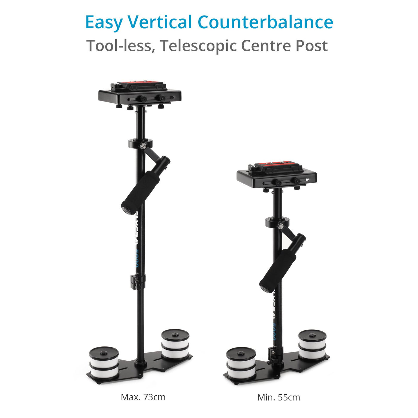 Flycam 5000 Handheld Camera Stabilizer w Comfort Arm Vest — Proaim.be