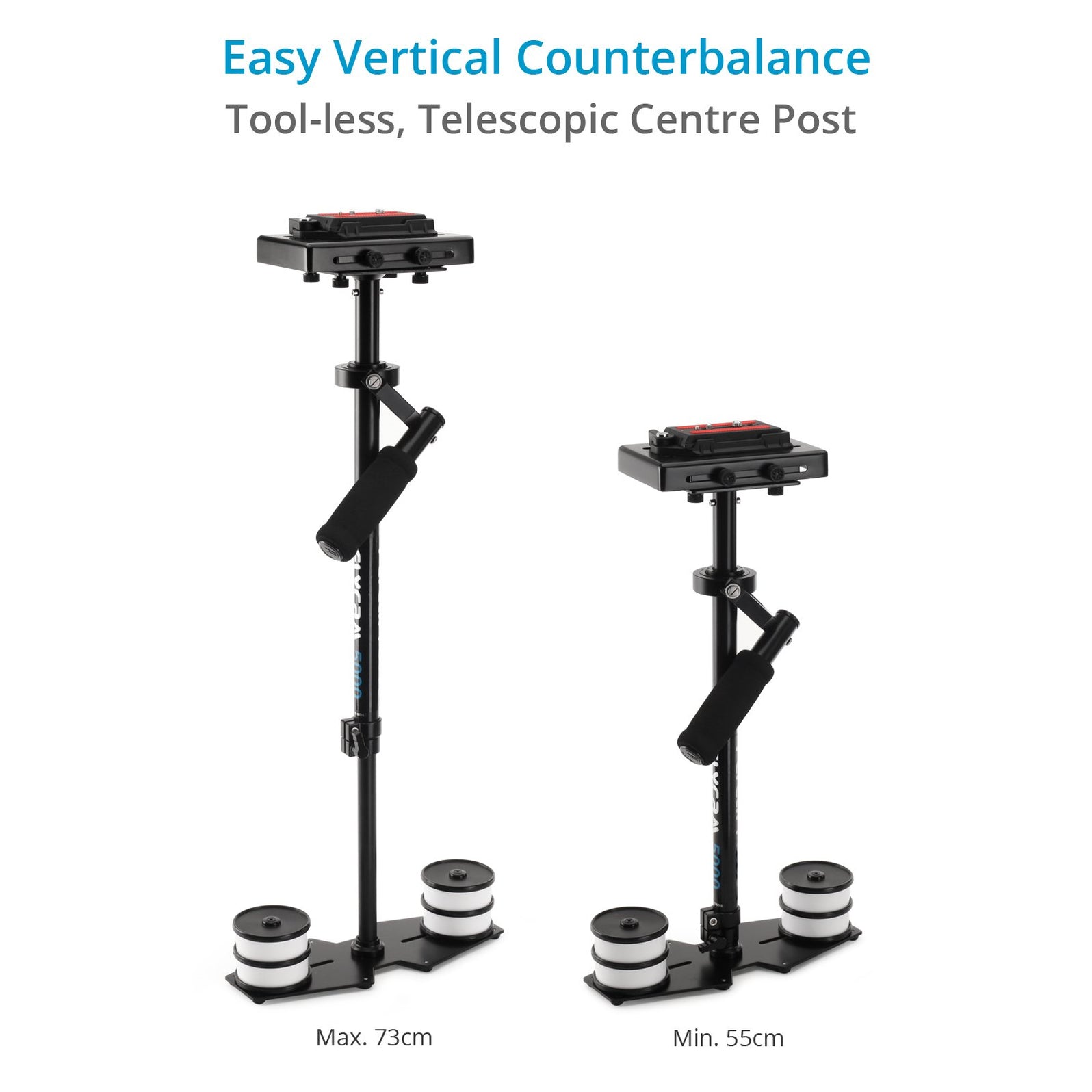 Flycam 5000 Handheld Camera Stabilizer w Comfort Arm Vest — Proaim.be